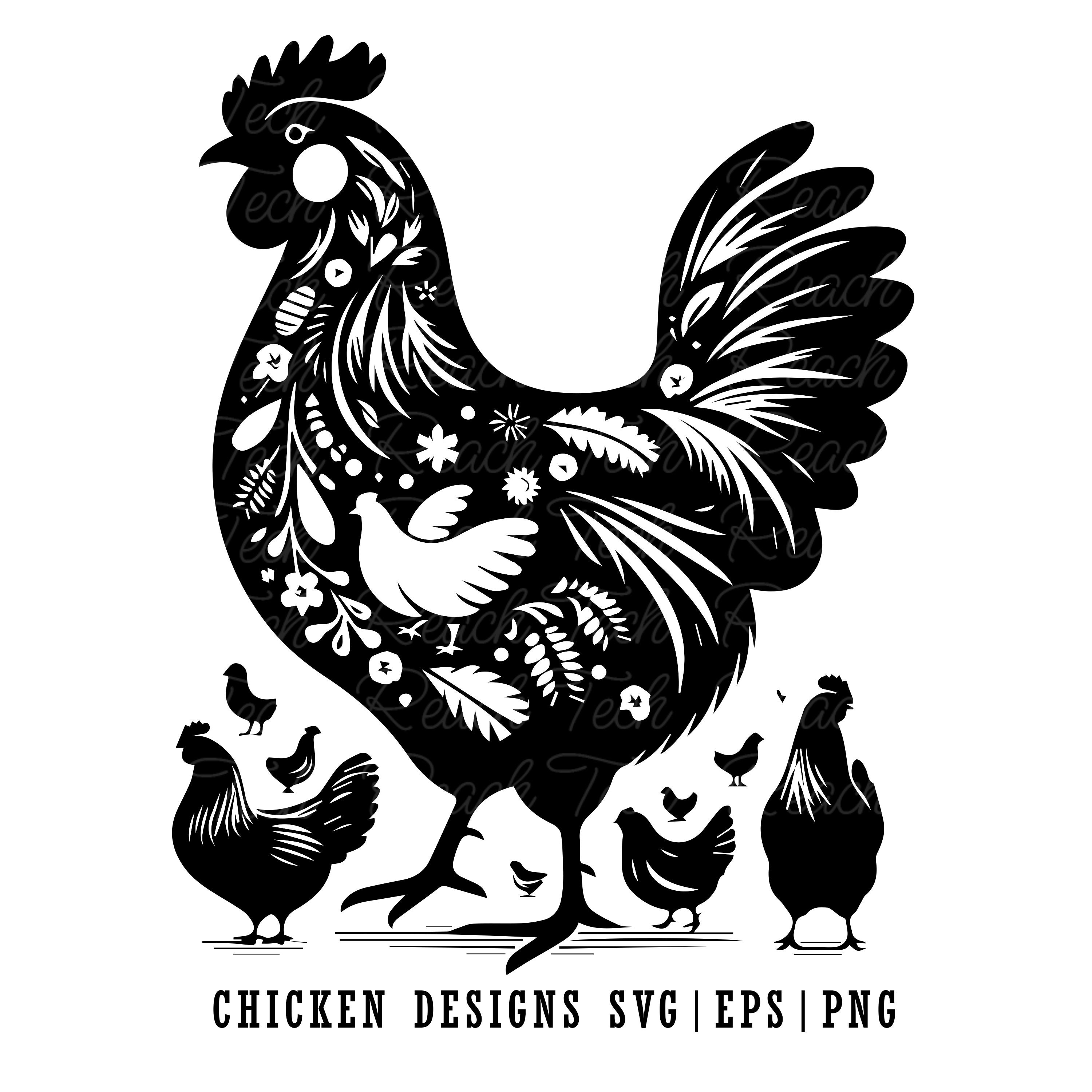 Chickens Svg Chickens Vector Chickens Art Chickens Png Chickens ...