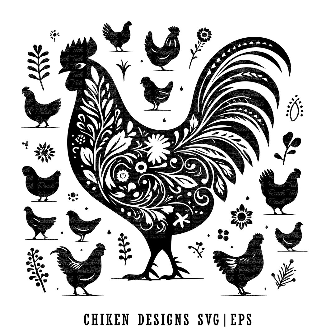Chickens Svg Chickens Vector Chickens Art Chickens Png Chickens Silhouette Chickens Png Chickens