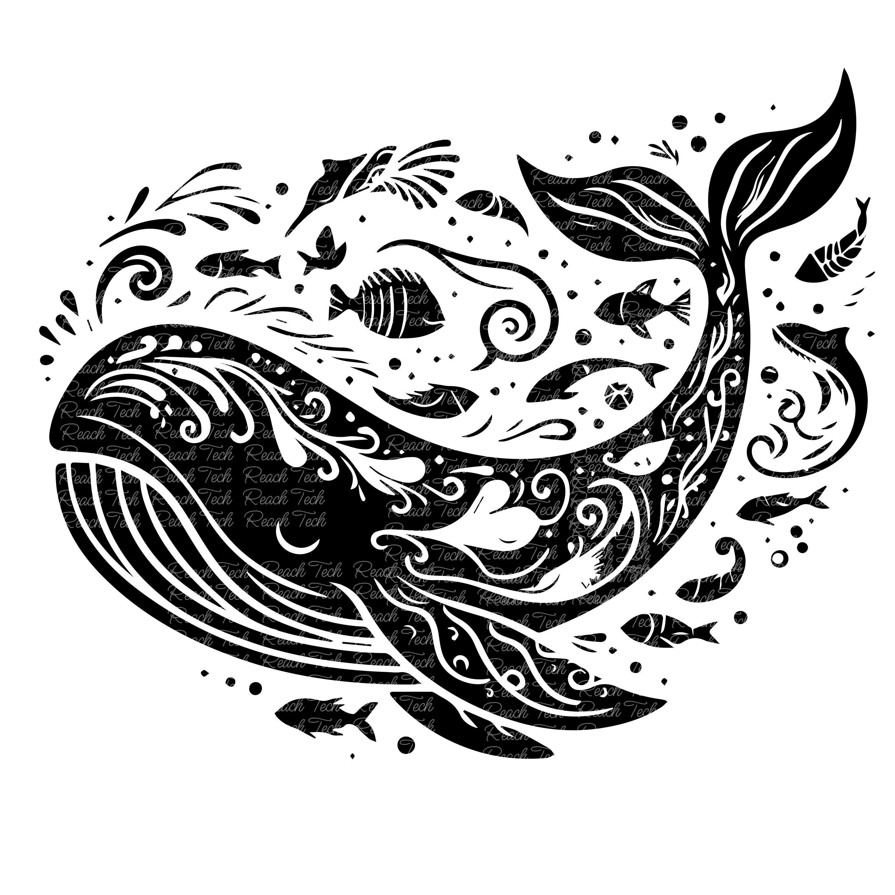 Whales Svg Whales Vector Whales Art Whales Png Whales Silhouette Whales ...