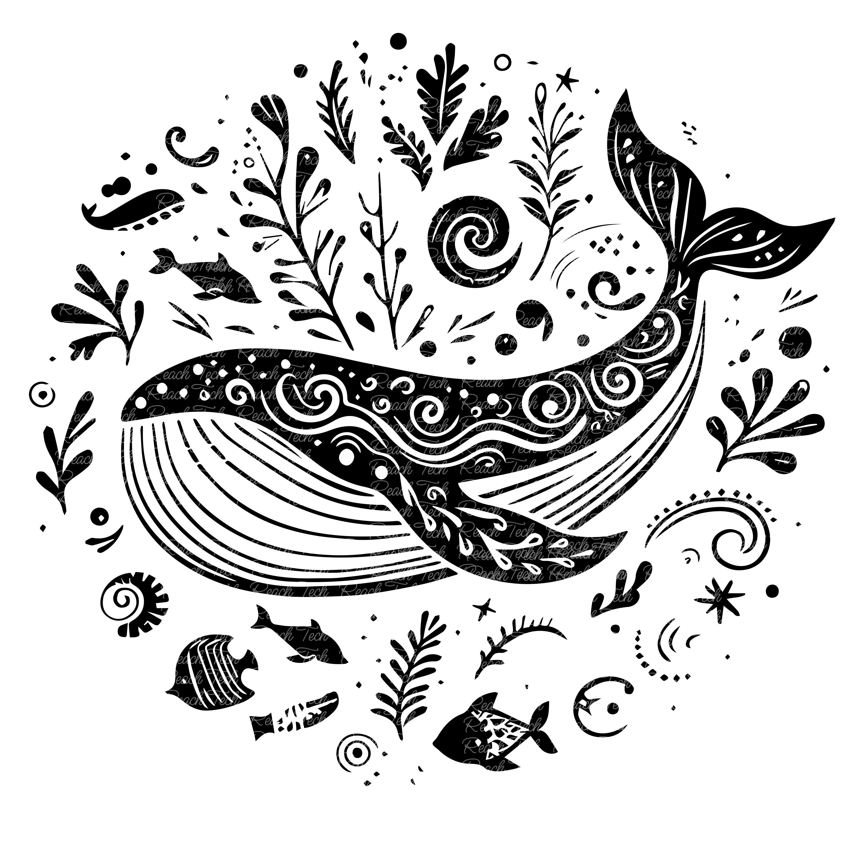 Whales Svg Whales Vector Whales Art Whales Png Whales Silhouette Whales ...