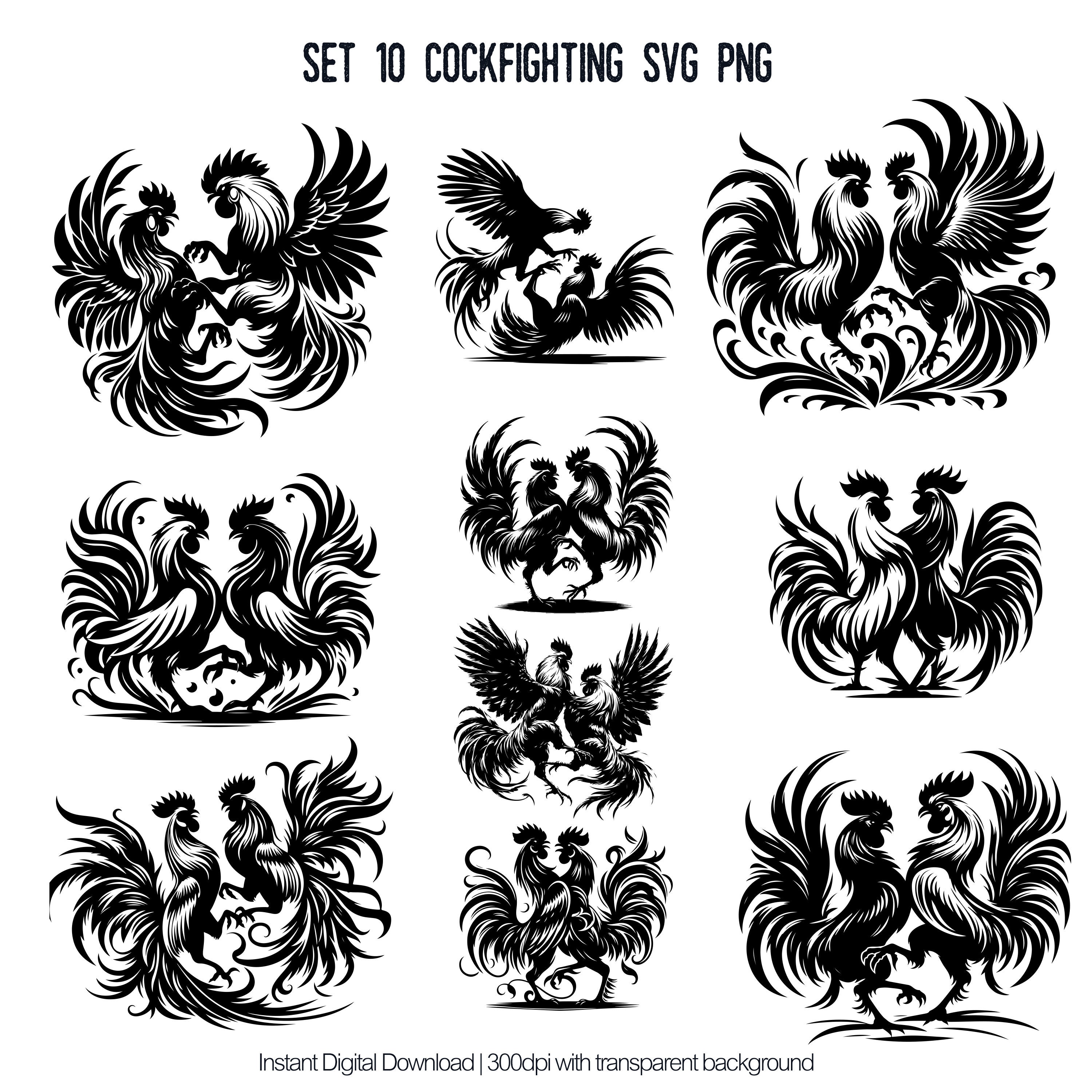 Cockfighting Svg, Angry Rooster Svg, Strong Chicken Png, Cockpit ...