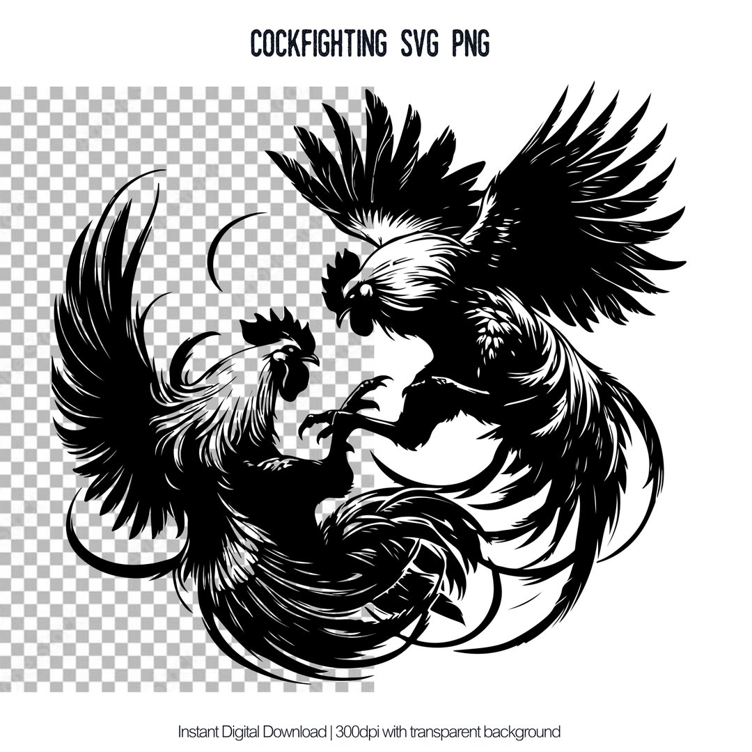 Cockfighting Svg, Angry Rooster Svg, Strong Chicken Png, Cockpit ...