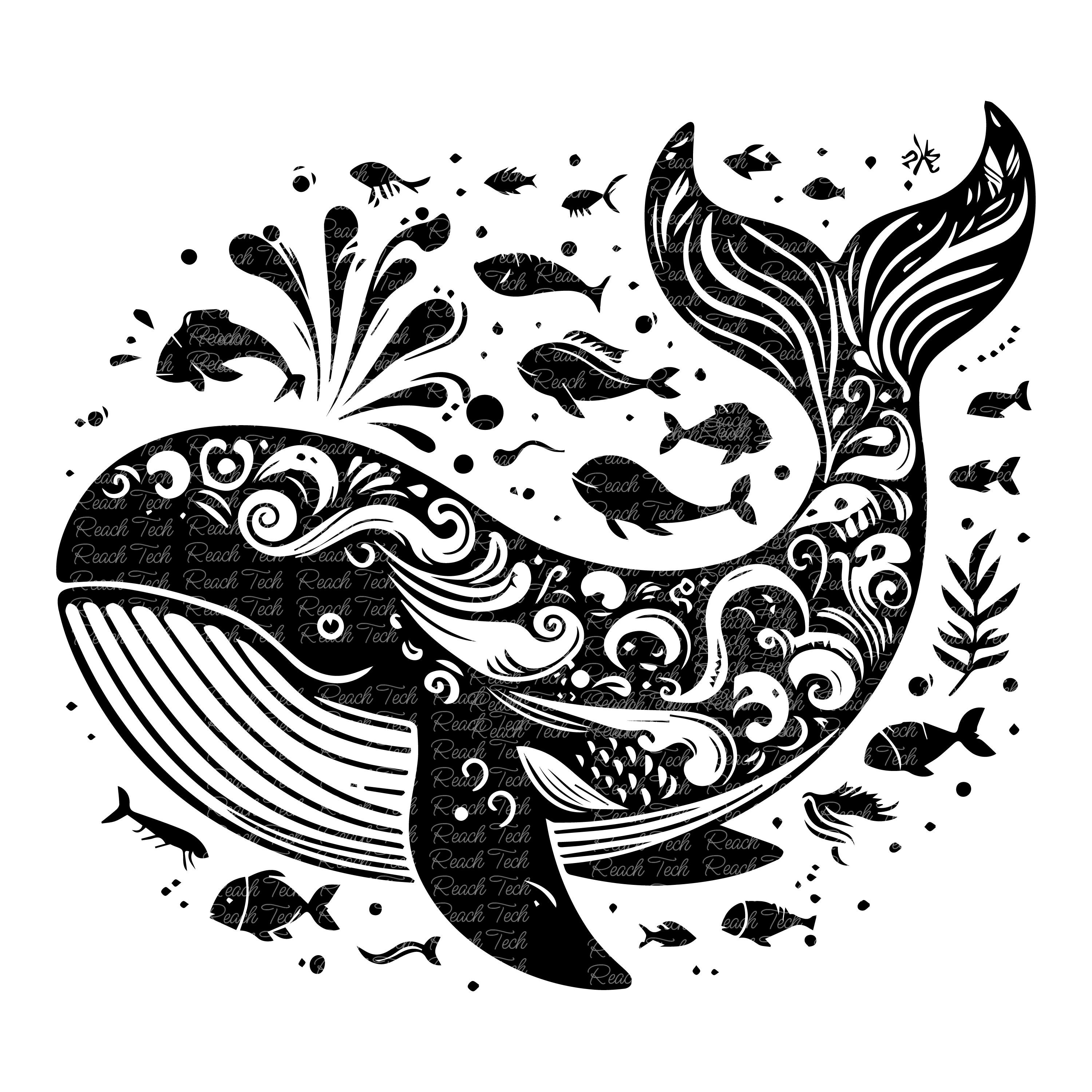 Whales Svg Whales Vector Whales Art Whales Png Whales Silhouette Whales ...