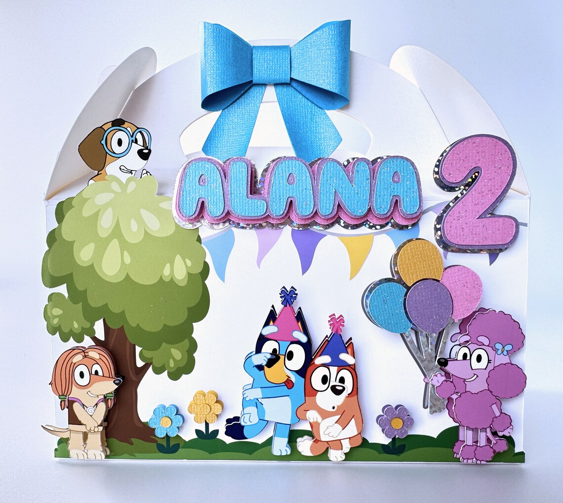 Bluey Gable Boxes 6 or 12 - Etsy