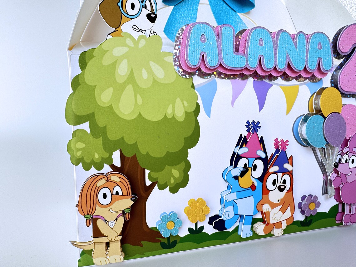 Bluey Gable Boxes 6 or 12 - Etsy