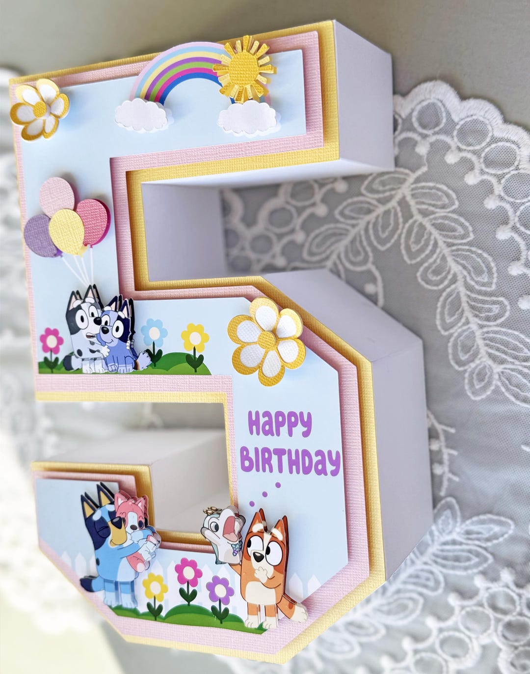 3D 9'' Tall Dog BIRTHDAY NUMBERS ( Party Decoration), Custom - Etsy