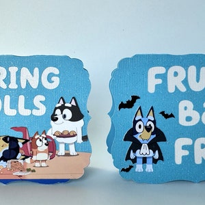 Cute Food Label Cards. Sets of 6 or 12 Cards With 24 Phrases to Choose ...