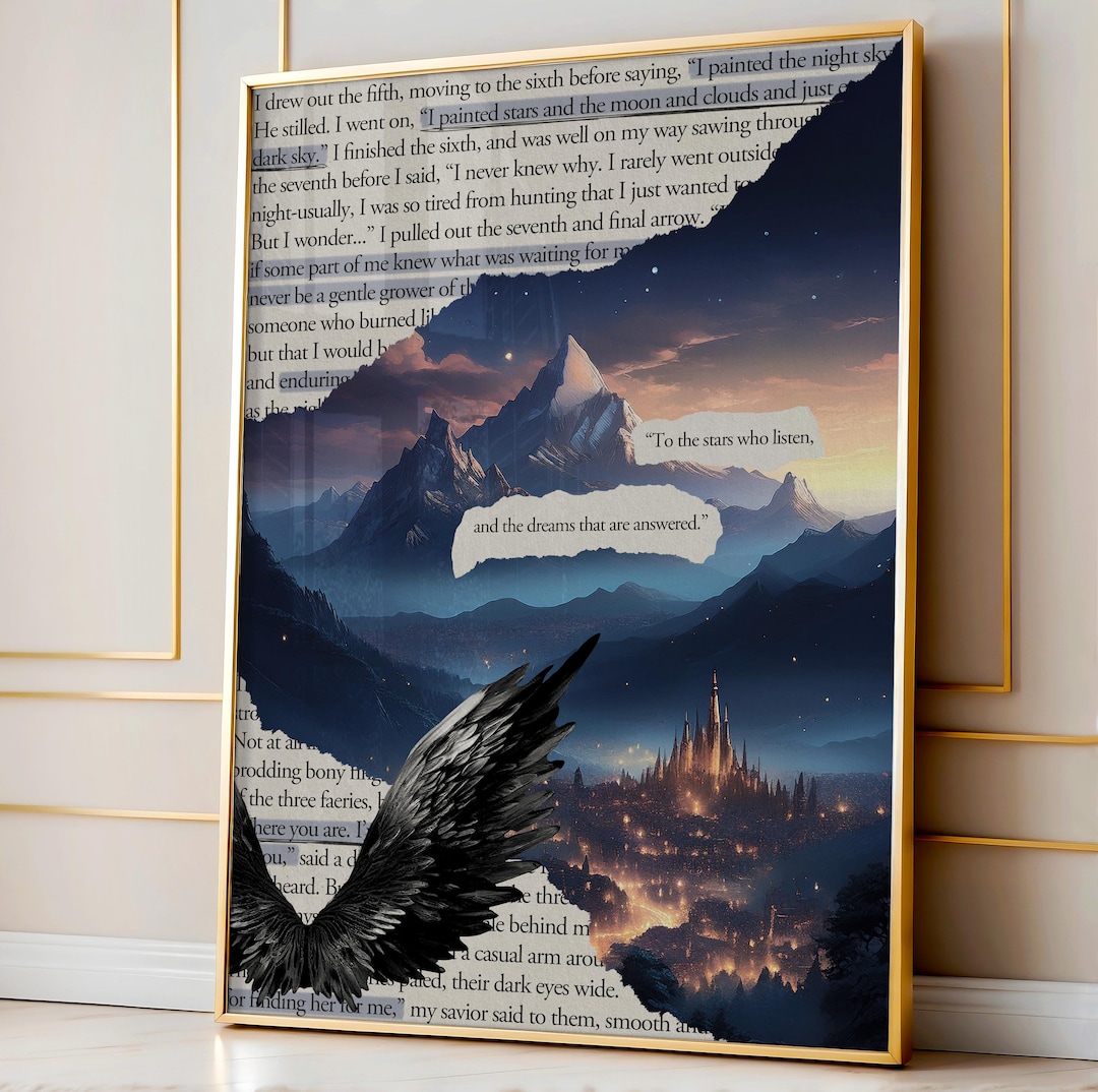 ACOTAR Collage Print | Book Print ACOTAR, ACOMAF, Sarah J. Maas Prints ...