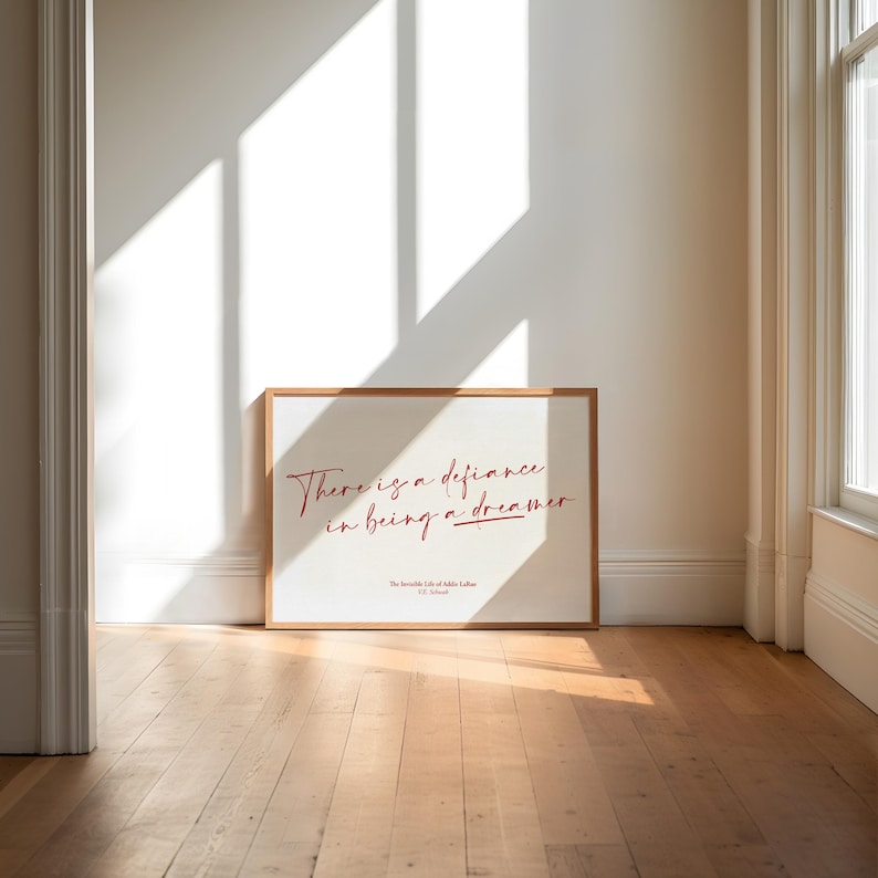 The Invisible Life of Addie Larue Book Print (digital Download) - Etsy