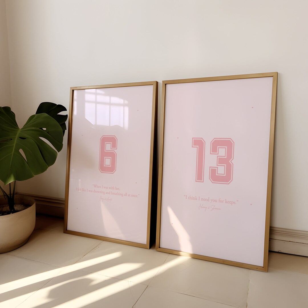 SET OF 2 Digital Book Prints Boys of Tommen | Johnny Kavanaugh, Joey ...