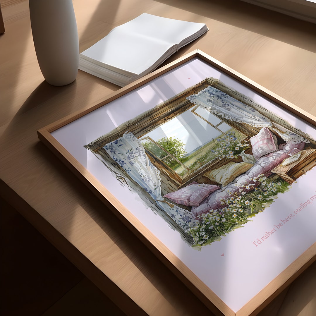 Digital Book Print Aesthetic | Book Quote, Book Print in Pink - Etsy