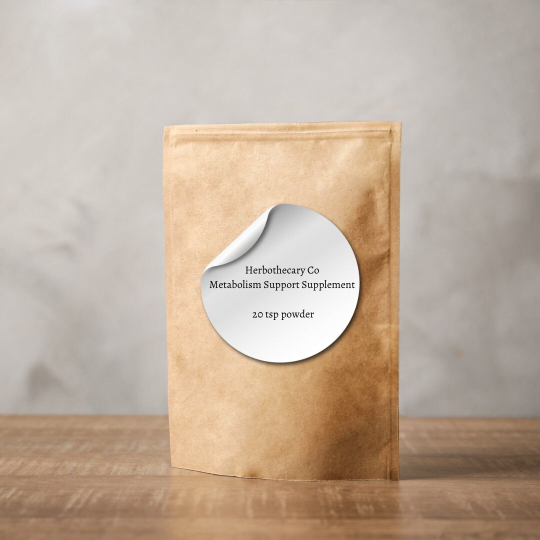 Metabolism Support Powder Supplement 20 Tsp Organic Herbs / Cayenne ...