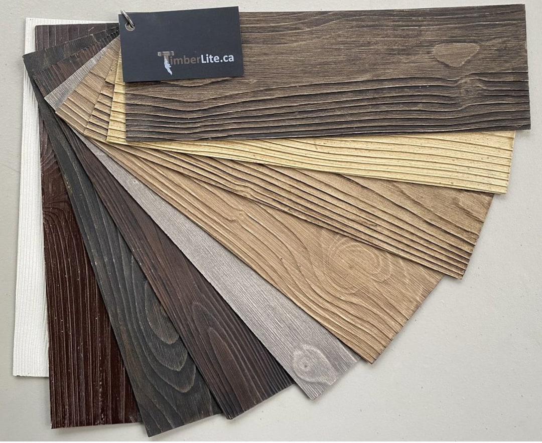 Timberlite Colour/texture Chart - Etsy
