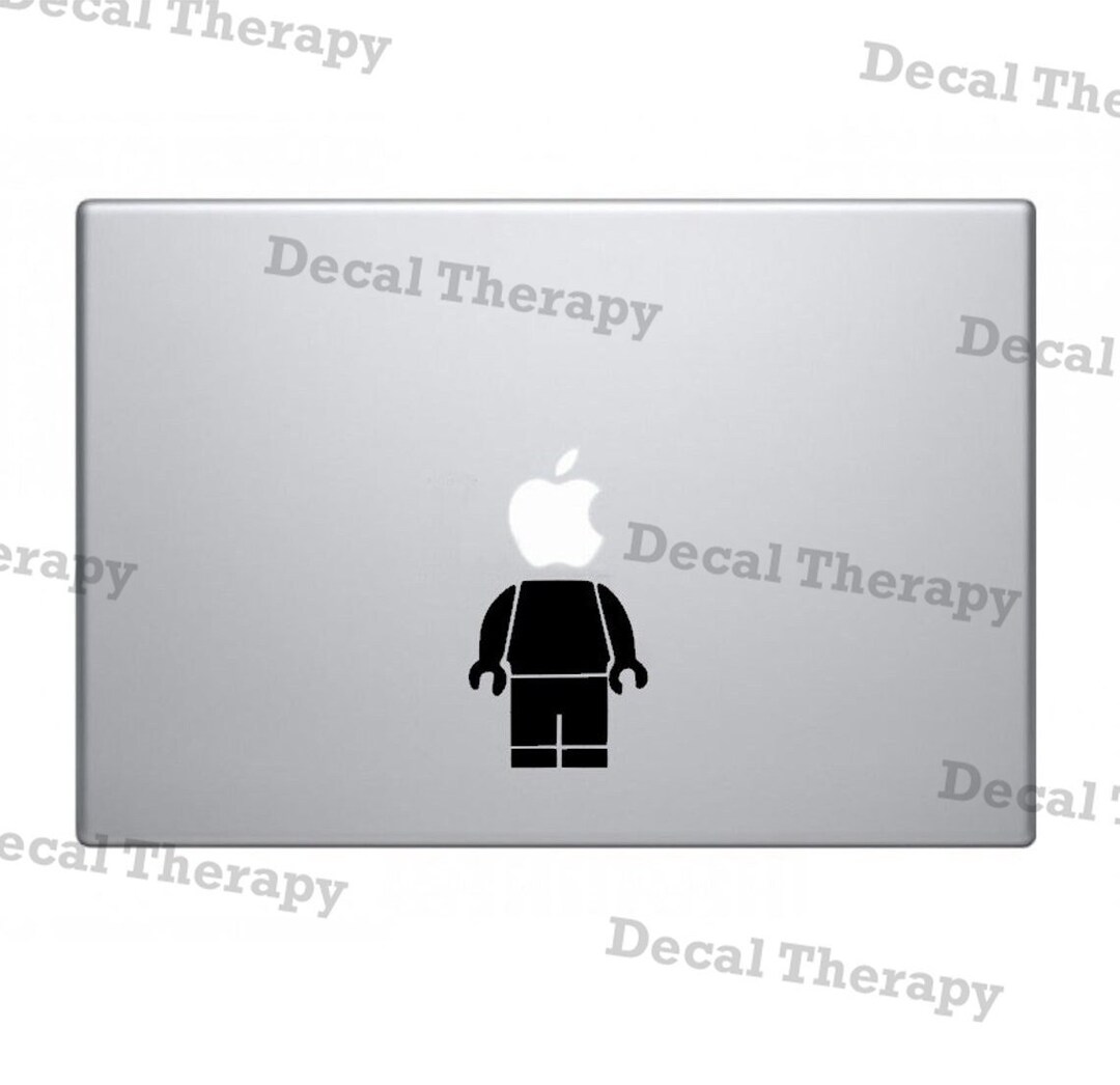 2 for 1 Price Lego Man Mac Apple Logo Cover Laptop Vinyl Decal Sticker ...