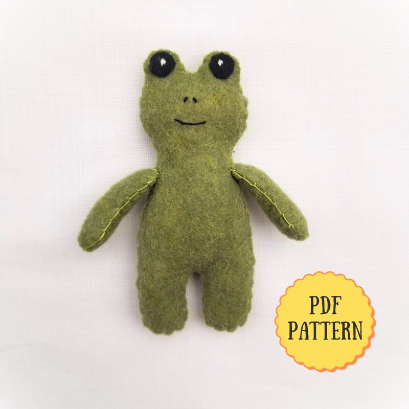 Felt Frog - Etsy