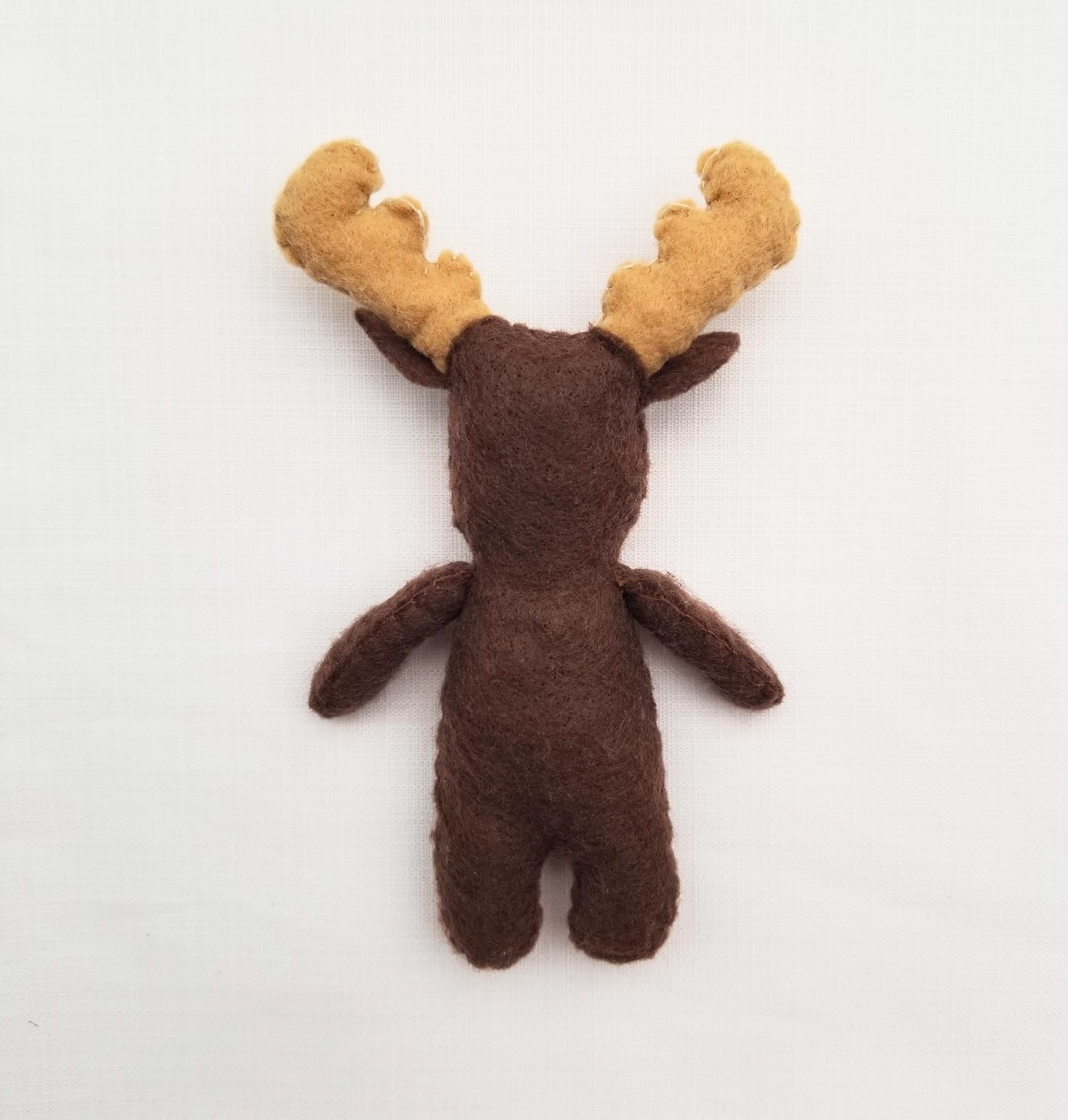 Woodland Felt Moose PDF Pattern - Etsy