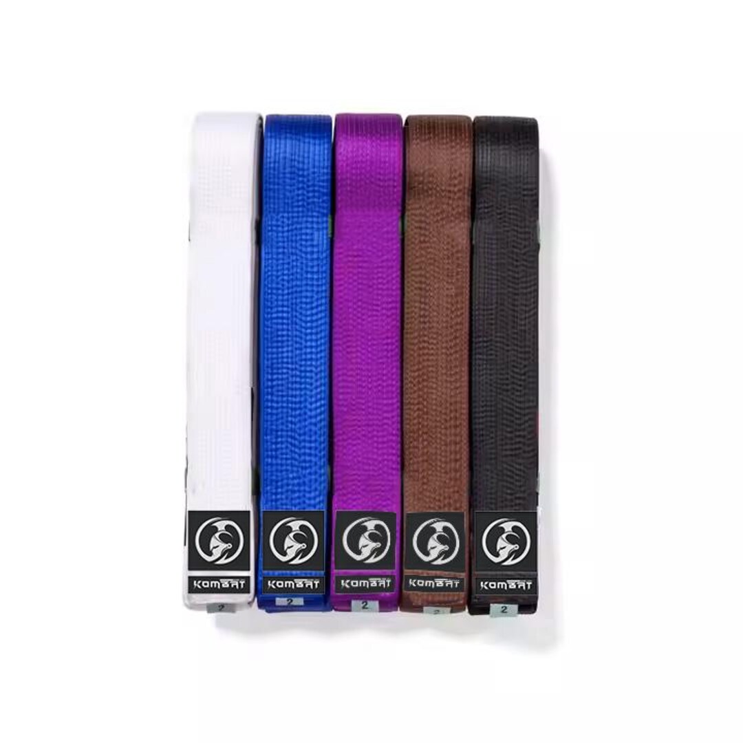 Kombat USA Premium BJJ Pro Belts, Brazilian Jiu Jitsu Belt With Sleeve ...