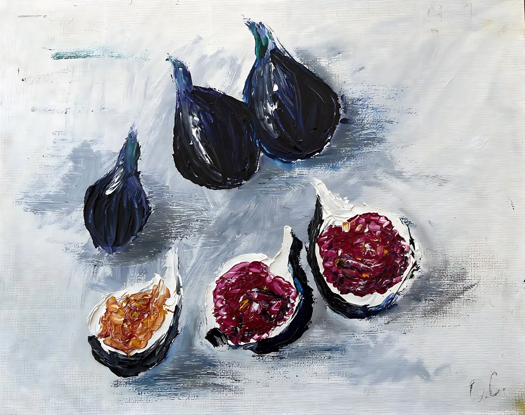Still Life With Figs Etsy