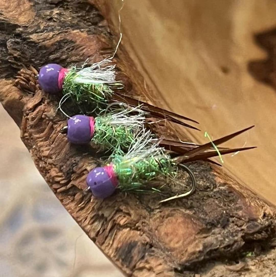 Psycho Prince Nymph Tungsten Nymphing Fly (3 Pack) - Etsy