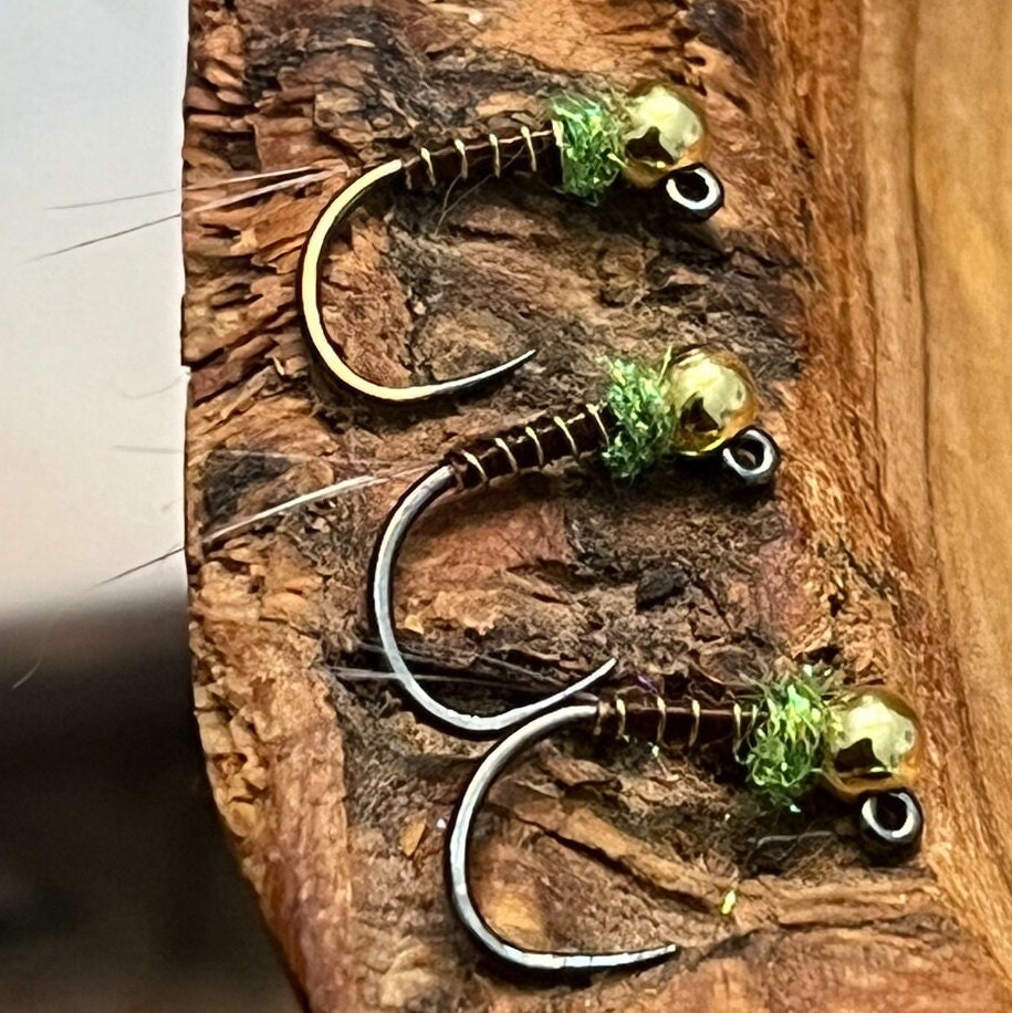 Thread Frenchie Euro Nymphing Tungsten Jig Fly (3 Pack) - Etsy
