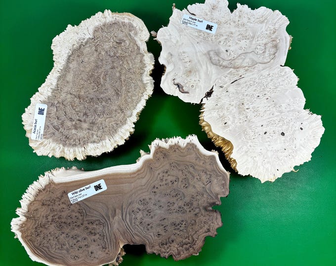Set of Different Types of Wood 3 Pcs. Burl Wood. Live Edge Wood. Burls ...