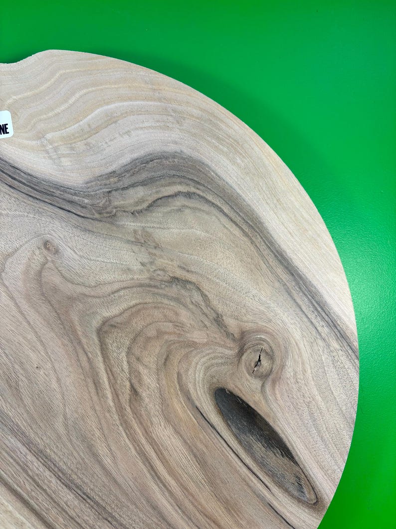Walnut Burl Wood Slice: Epoxy Resin Live Edge Slab (13.77 Inch) - Etsy