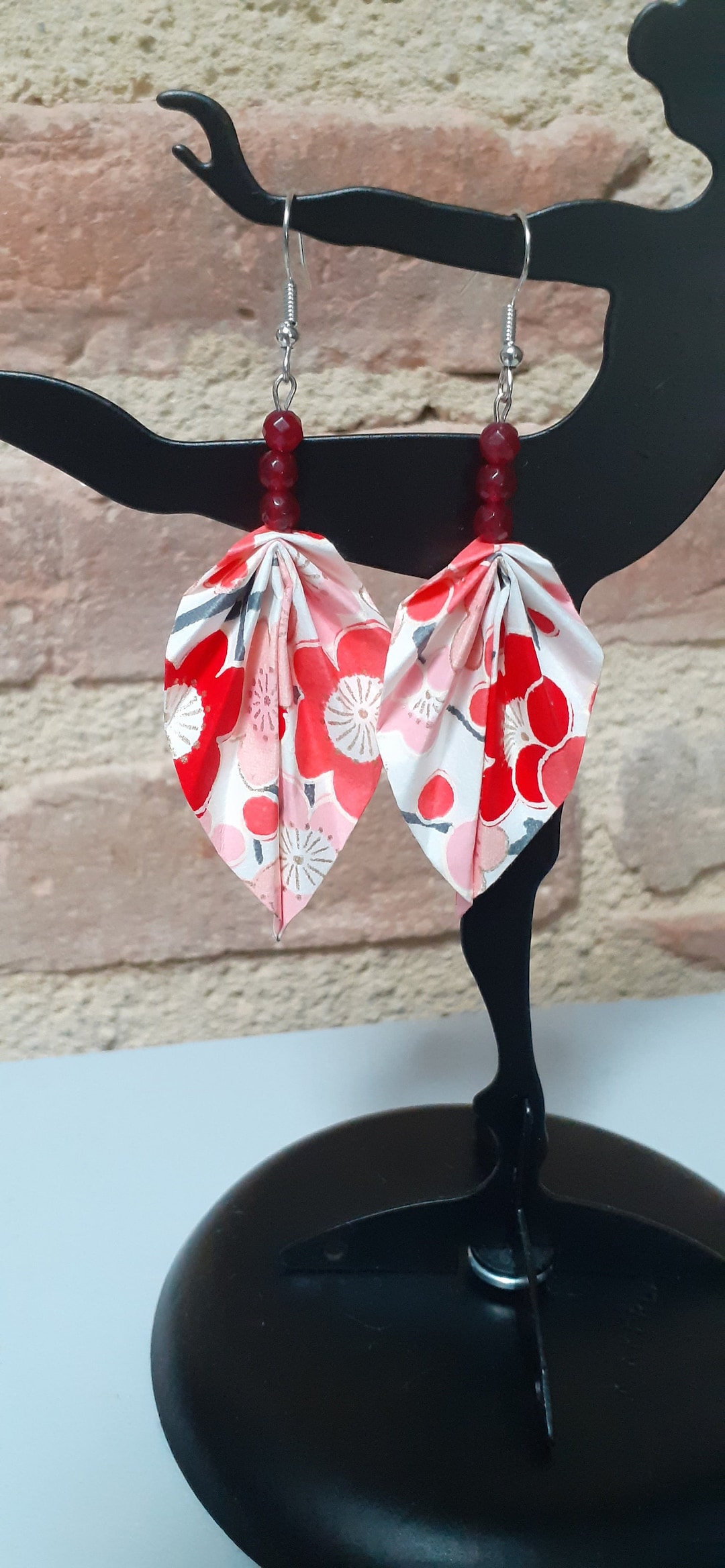 Origami Earrings, End of Contract Nanny Gift, Mistress Gift, Auntie ...
