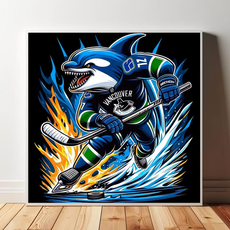 Vancouver Canucks Orca Art: Hockey Fan PNG JPG (digital Download) - Etsy