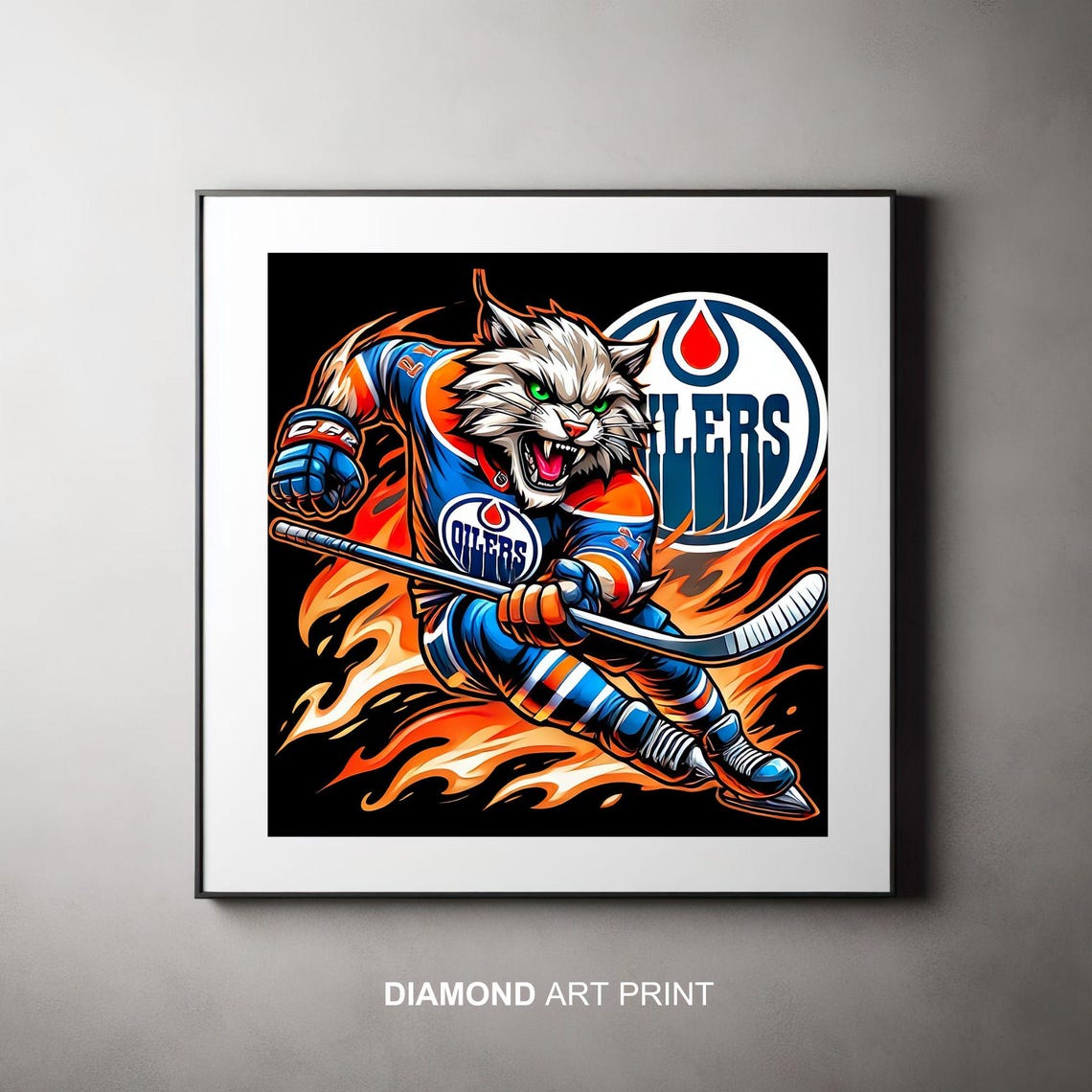 High Quality PNG JPG - American Hockey Graphic Art Edmonton - Oilers ...