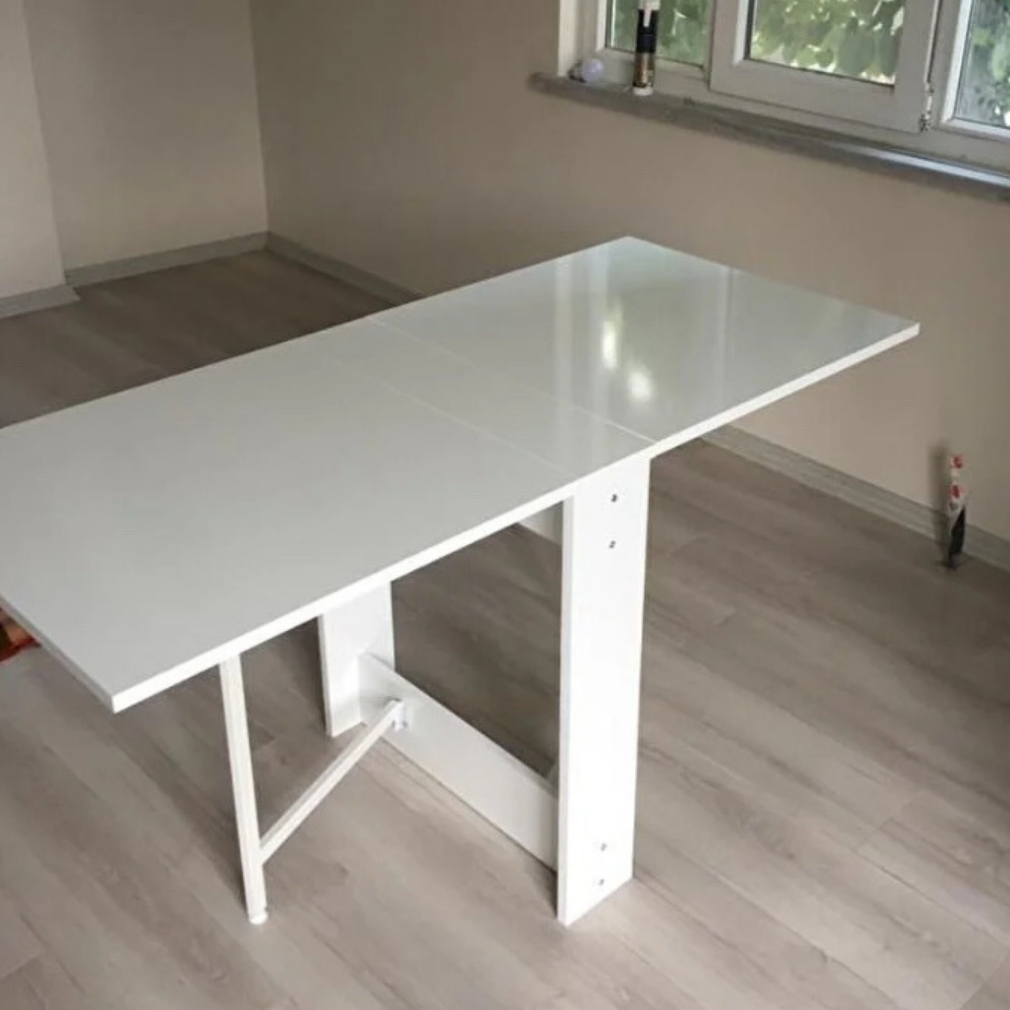 Portable Folding Balcony Table, Murphy Kitchen Table, Foldable Wooden ...