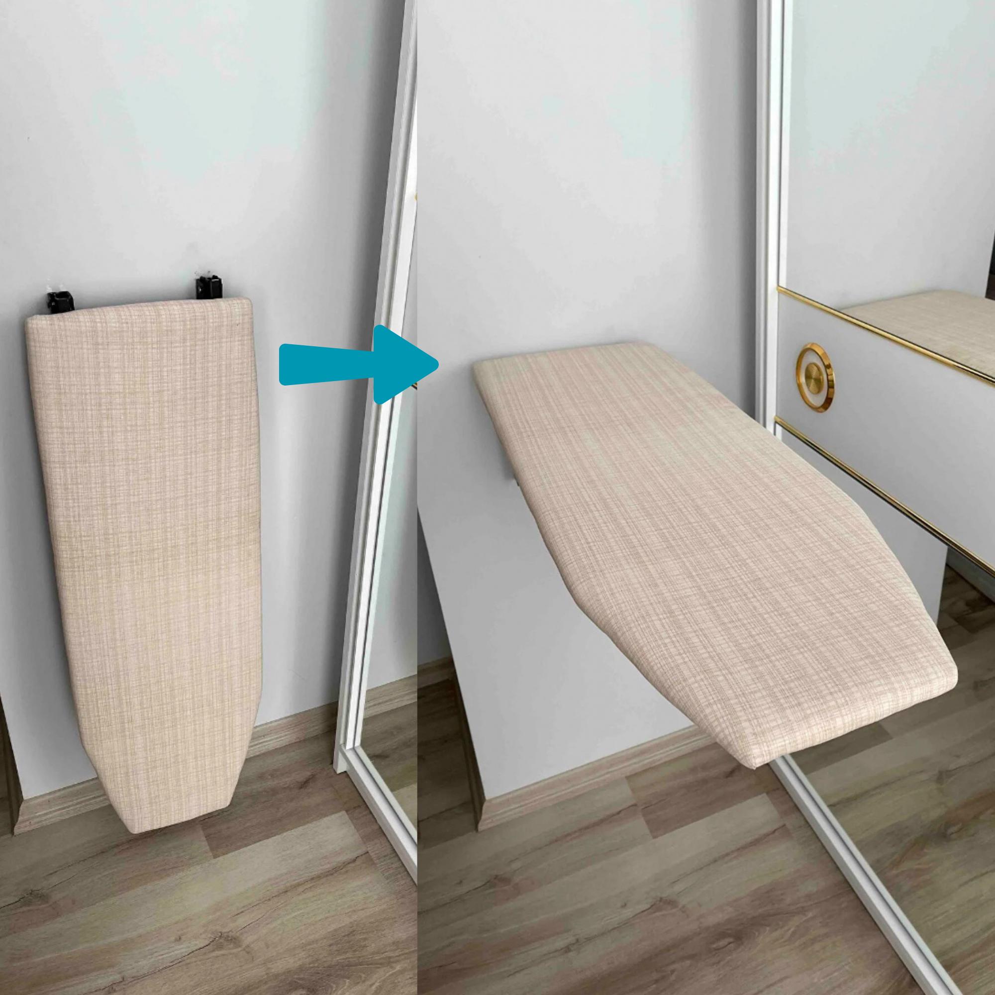 Wall Mounted Folding Ironing Board, Murphy Ironing Board, Hidden ...