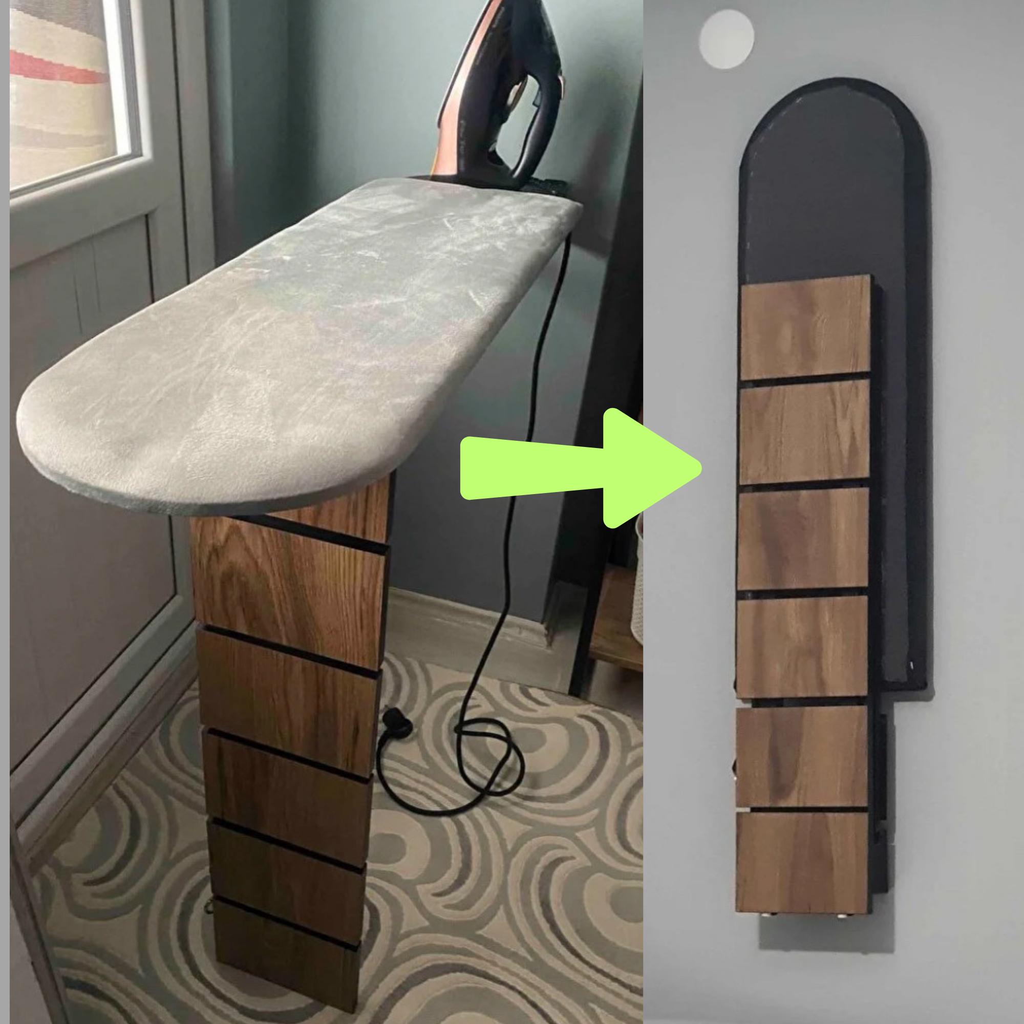 Folding down ironing board store