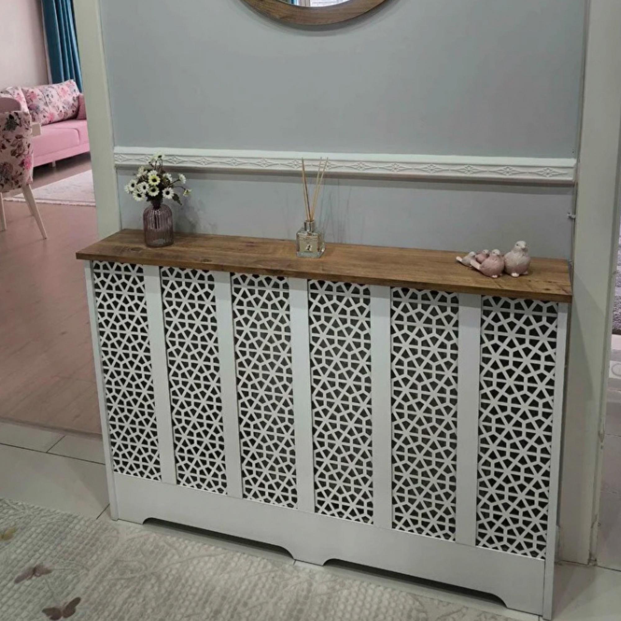 Wooden Radiator Concealing Drawer, Radiator Storage Cabinet, Radiator ...