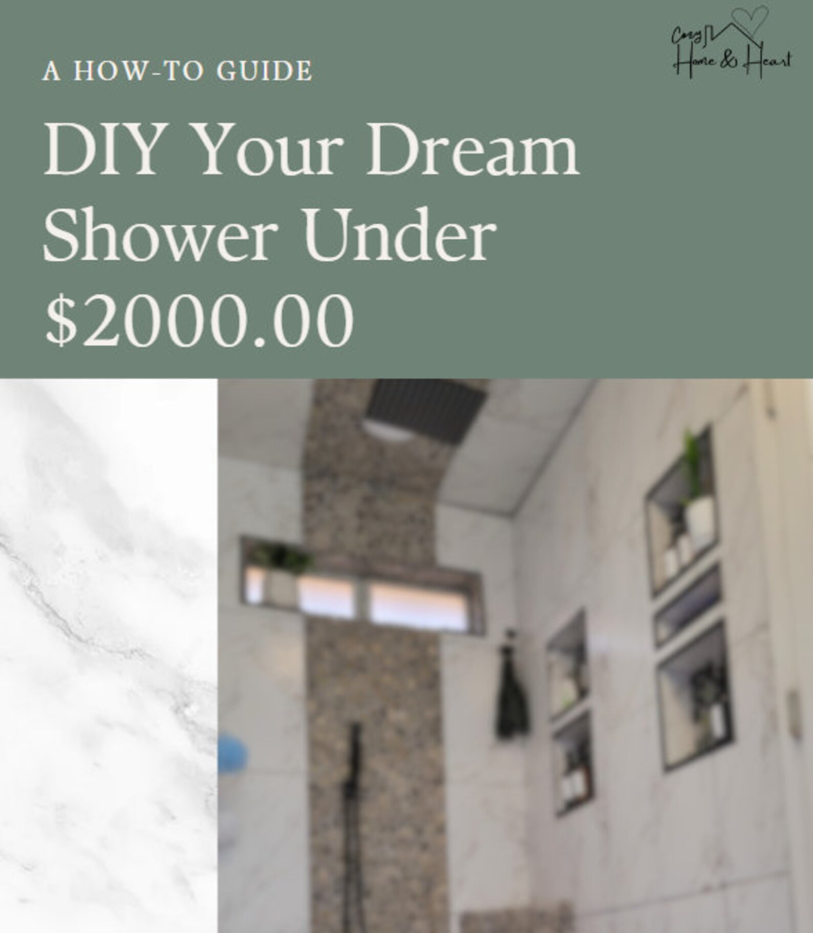 DIY Walk in Steam Shower Guide Build Under 2000 Dollars | Easy ...