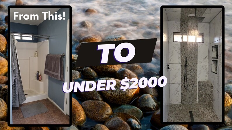 DIY Walk in Steam Shower Guide Build Under 2000 Dollars | Easy ...