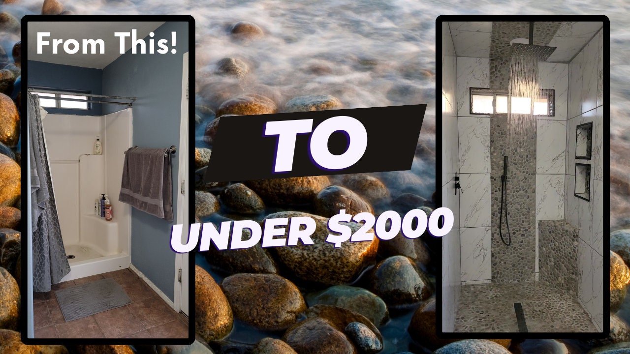 DIY Walk in Steam Shower Guide Build Under 2000 Dollars | Easy ...