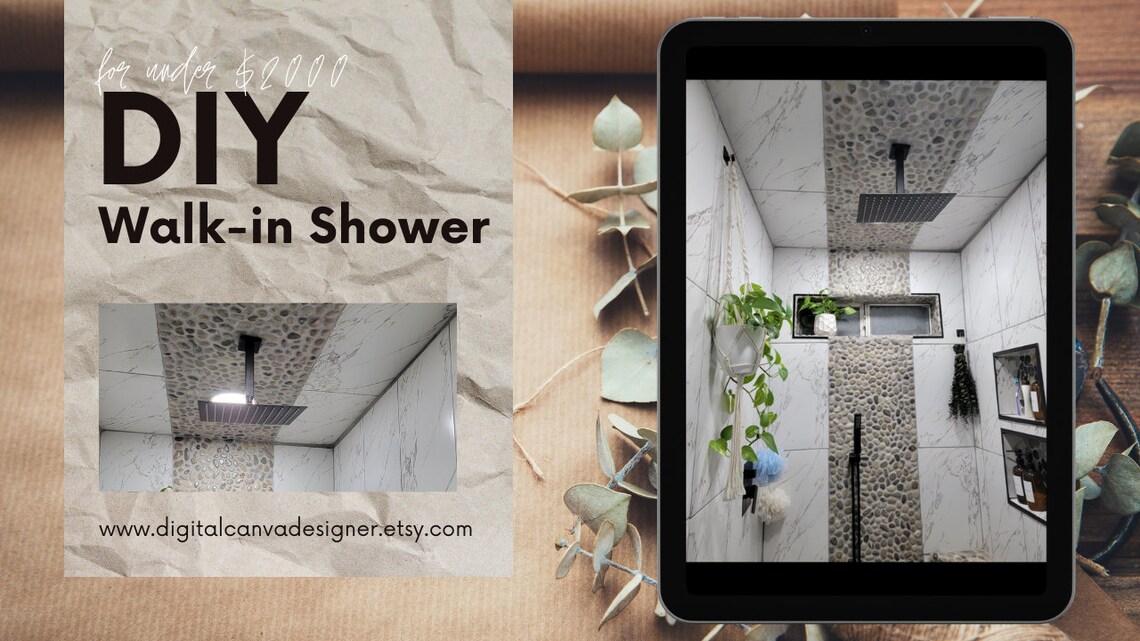 DIY Walk in Steam Shower Guide Build Under 2000 Dollars | Easy ...