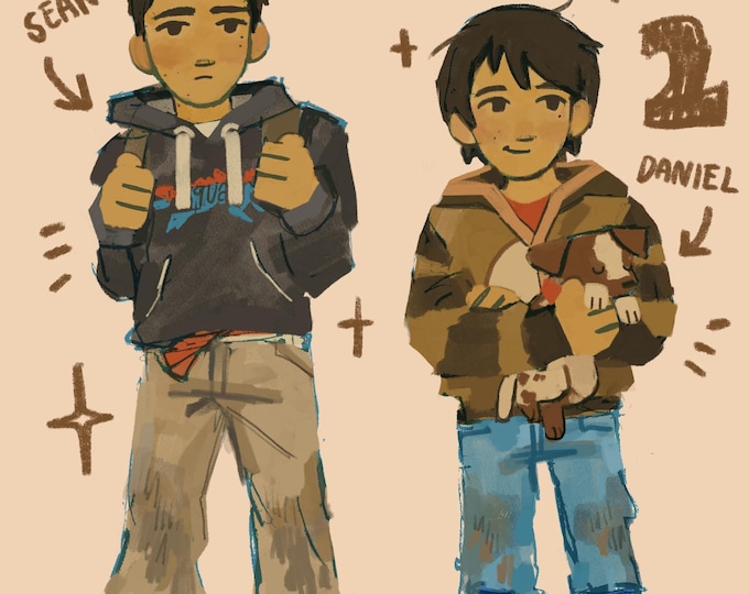 Life is Strange 2 Sean and Daniel Stickers - Etsy
