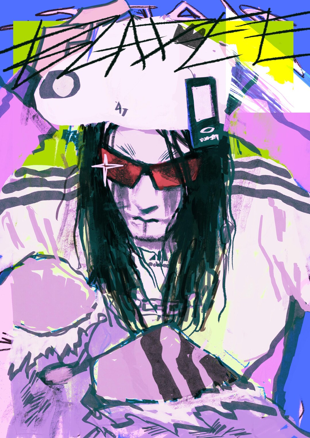 A5 Cold Visions Bladee Print - Etsy