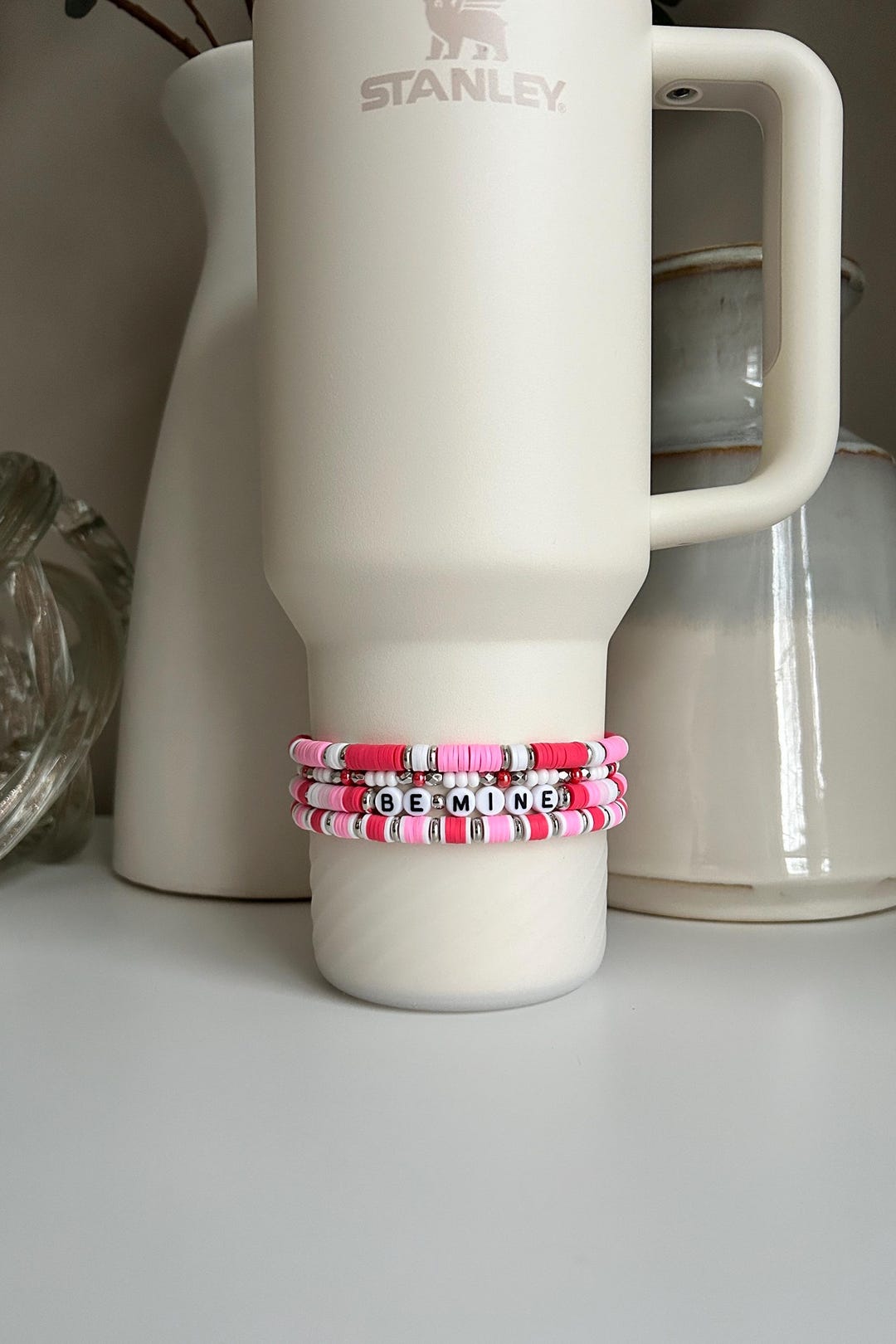 Be Mine Valentine Stanley Cup Accessories, Tumbler Bracelets, Boot ...