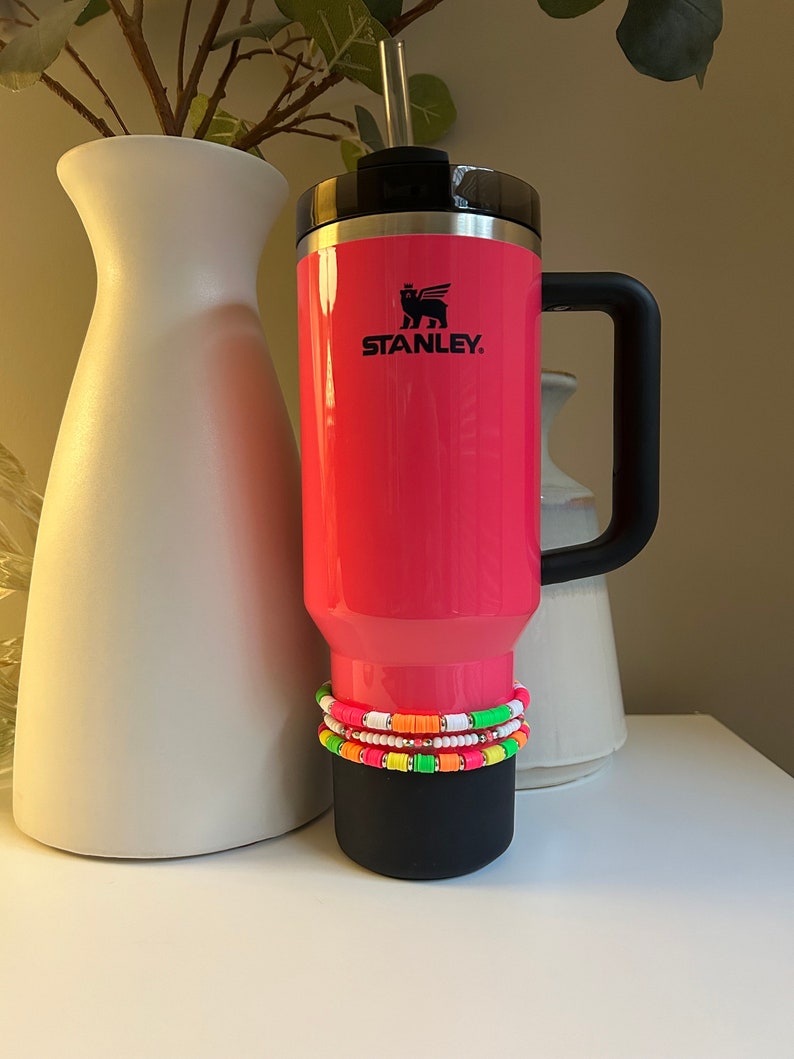 Neon Stanley Bracelet Stack, Boot Topper, Tumbler Accessories - Etsy