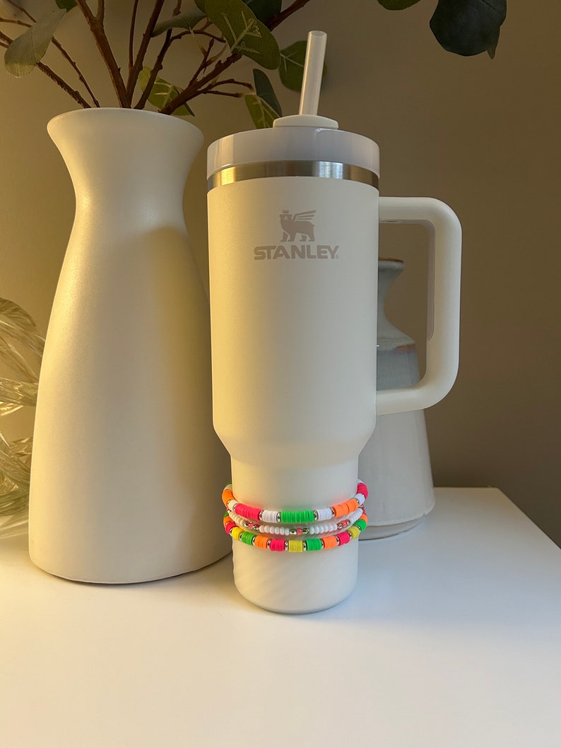 Neon Stanley Bracelet Stack, Boot Topper, Tumbler Accessories - Etsy