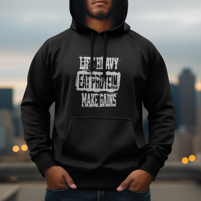 Lift Heavy Eat Protein Make Gains Workout PNG, JPG, SVG Digital Design ...