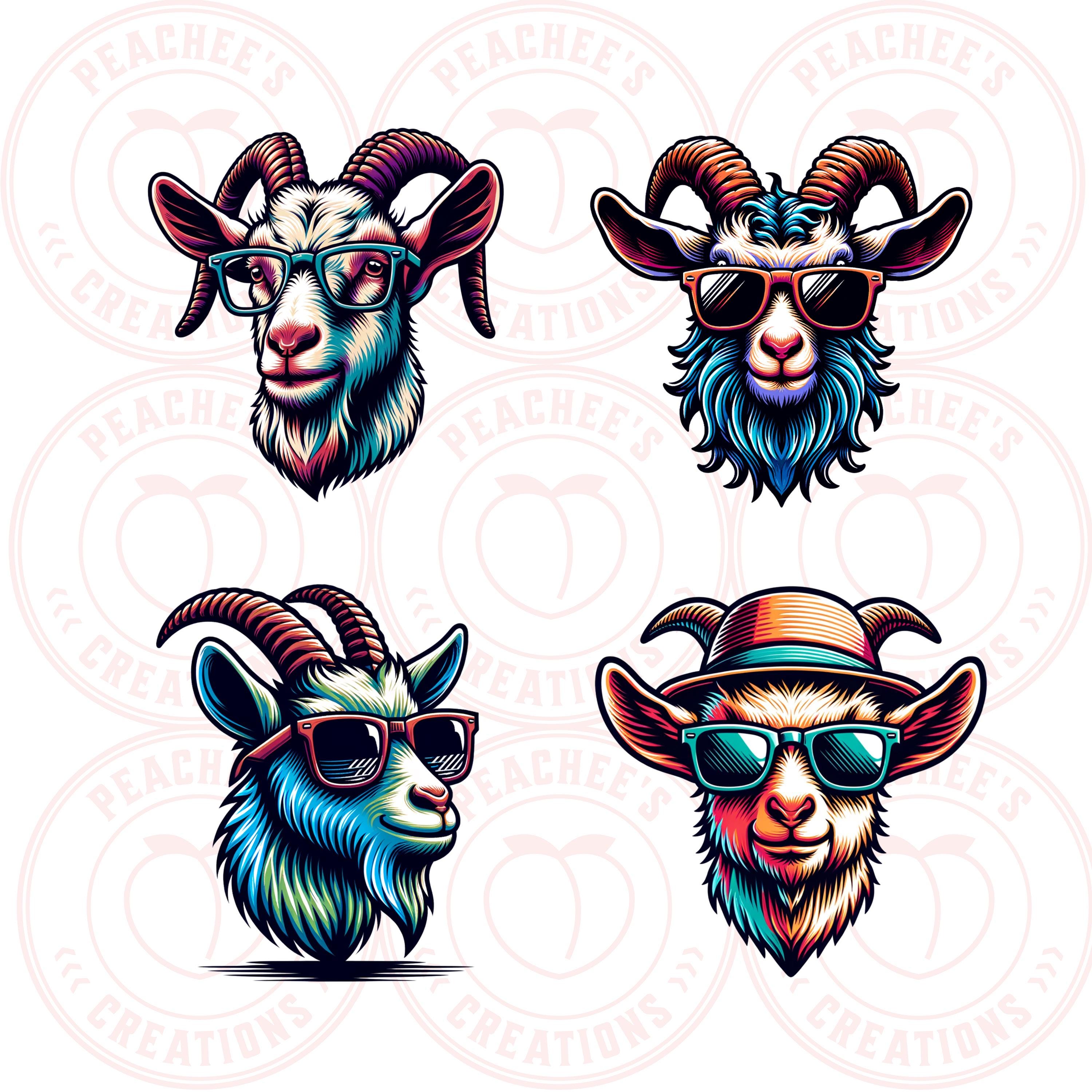 Goat Png, Goat Bundle PNG, Goat Lover Png, Goat Png Shirt, Cool Goat ...