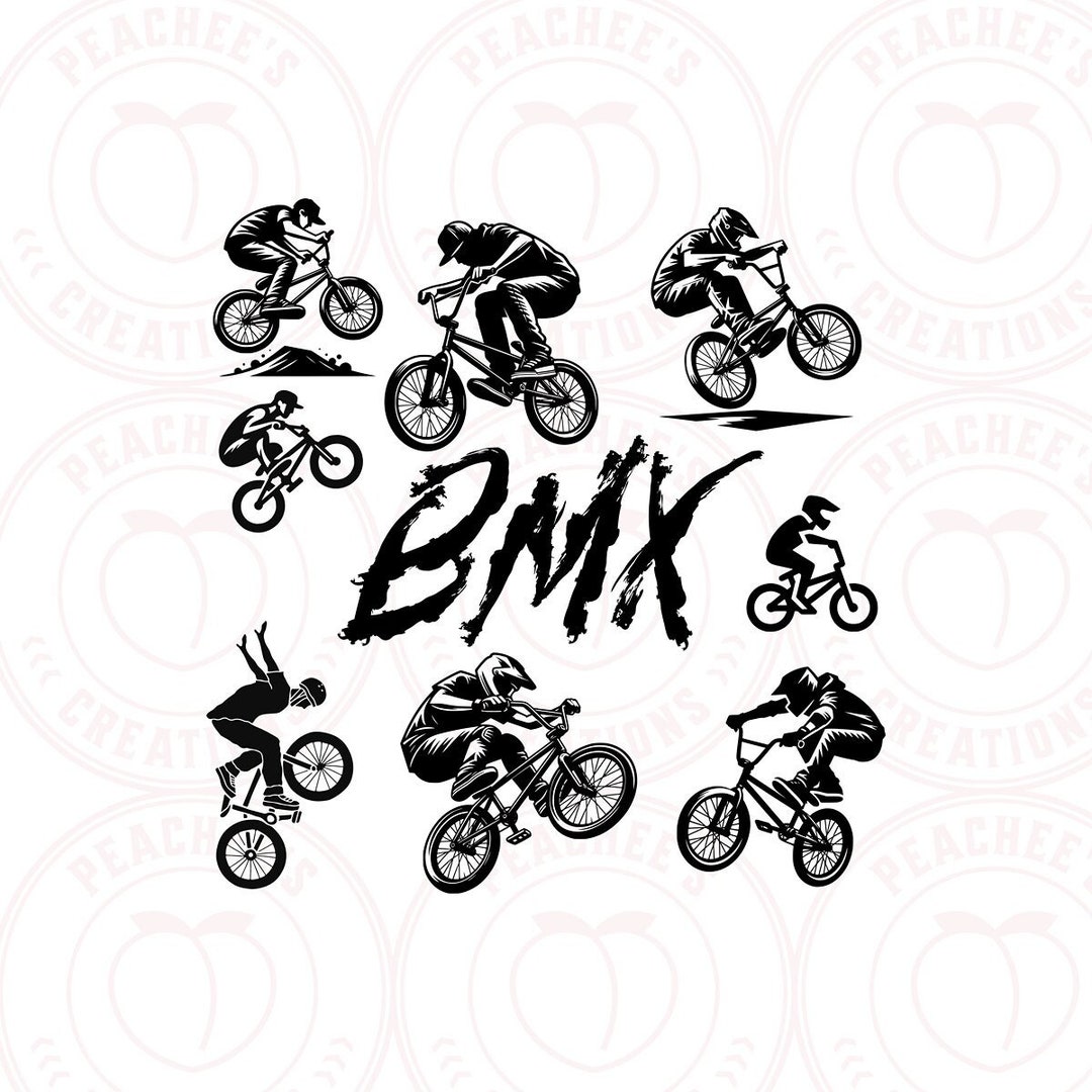 BMX SVG, BMX Bundle Svg, Bmx Bike Svg, Bmx Clipart, Bmx Files for ...