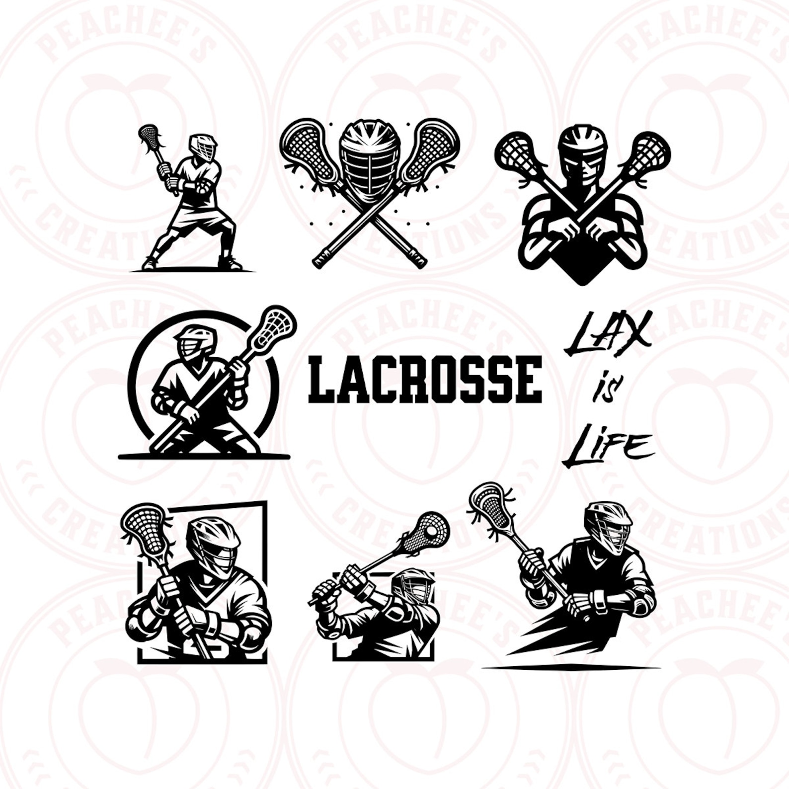 Lacrosse SVG, Lacrosse Bundle SVG, LAX Svg, Stickwork Svg, Lacrosse ...