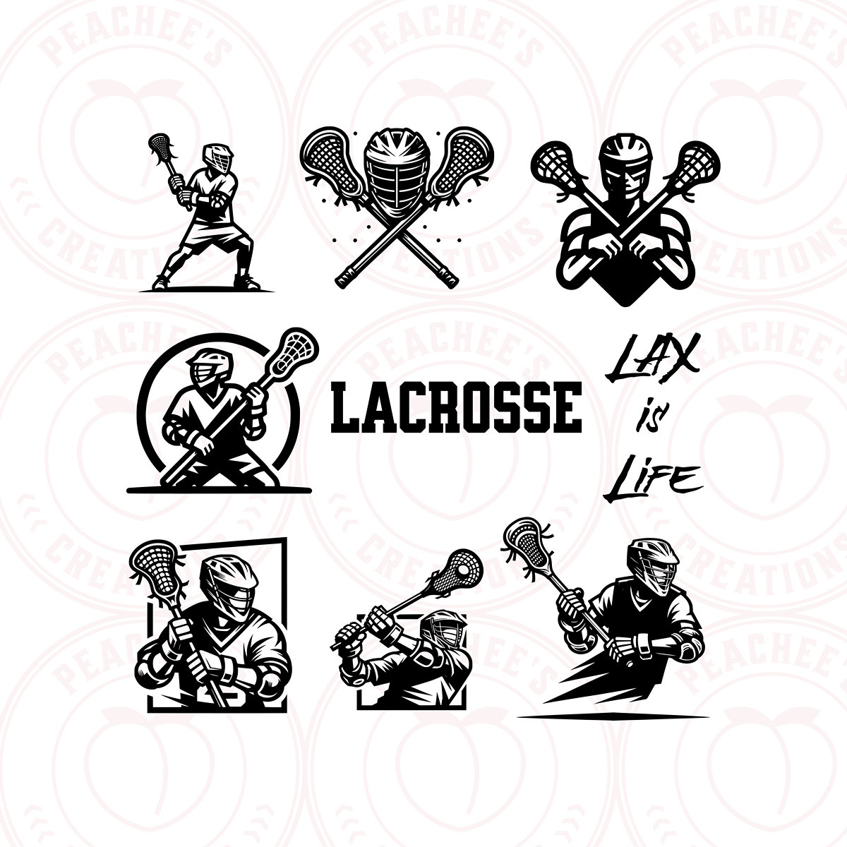 Lacrosse SVG, Lacrosse Bundle SVG, LAX Svg, Stickwork Svg, Lacrosse ...