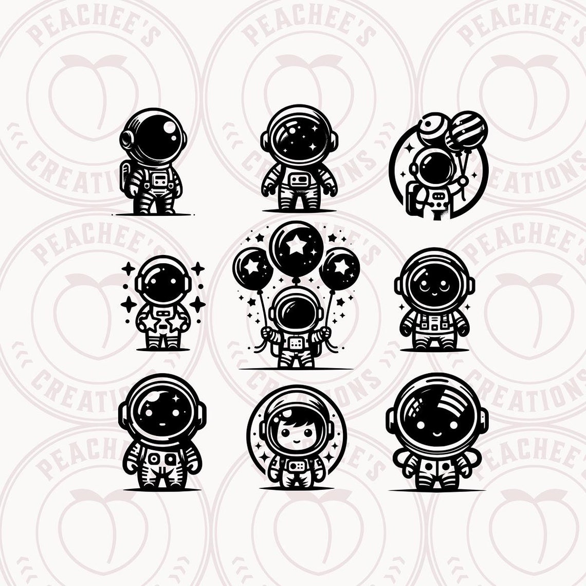 Astronaut SVG, Cute Astronaut Svg, Astronaut Png, Kid Astronaut Svg ...