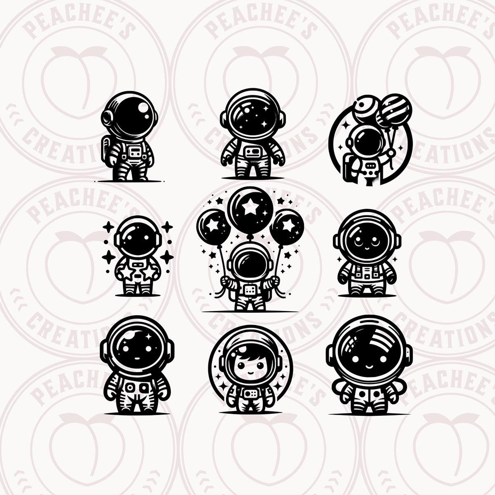 Astronaut SVG, Cute Astronaut Svg, Astronaut Png, Kid Astronaut Svg ...