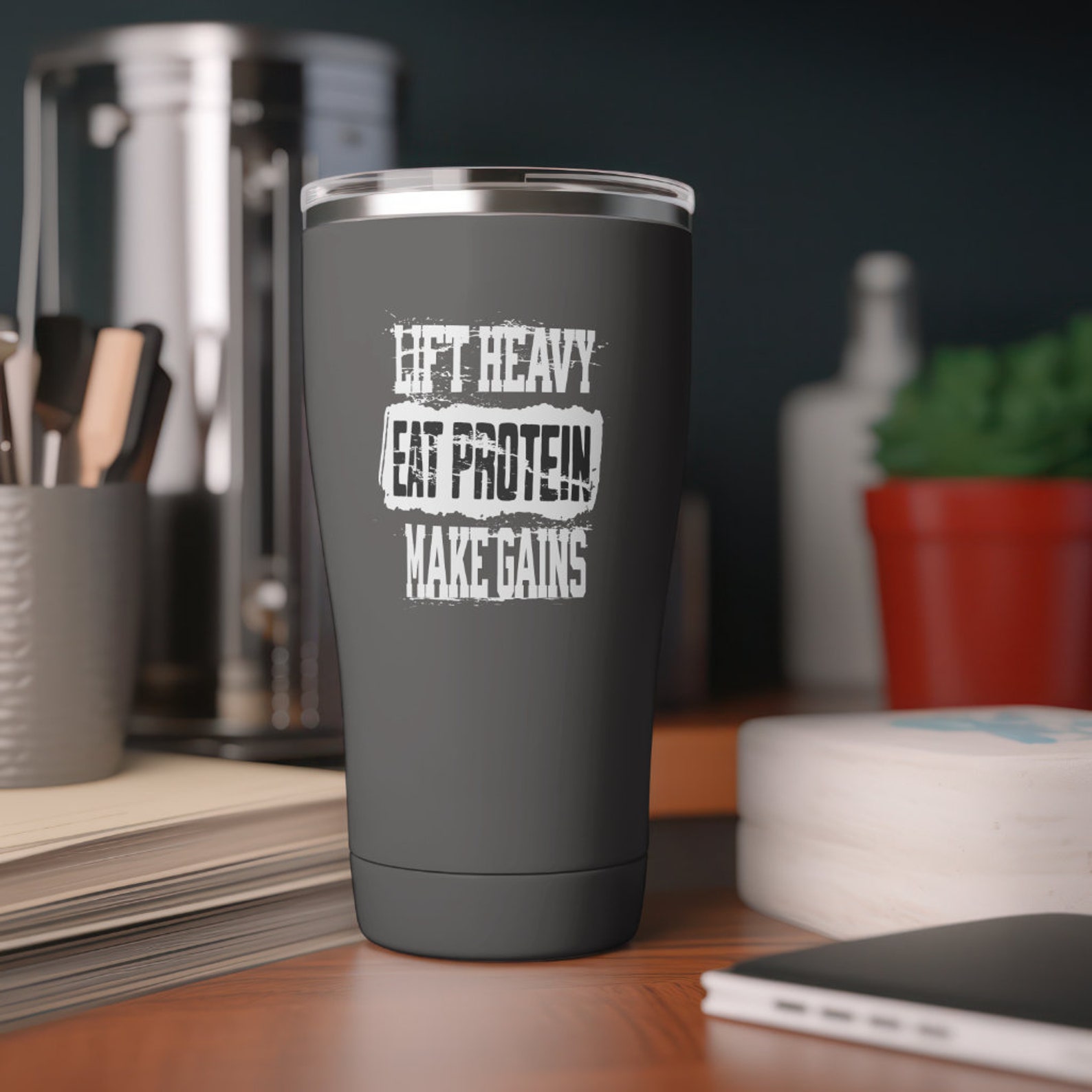 Lift Heavy Eat Protein Make Gains Workout PNG, JPG, SVG Digital Design ...